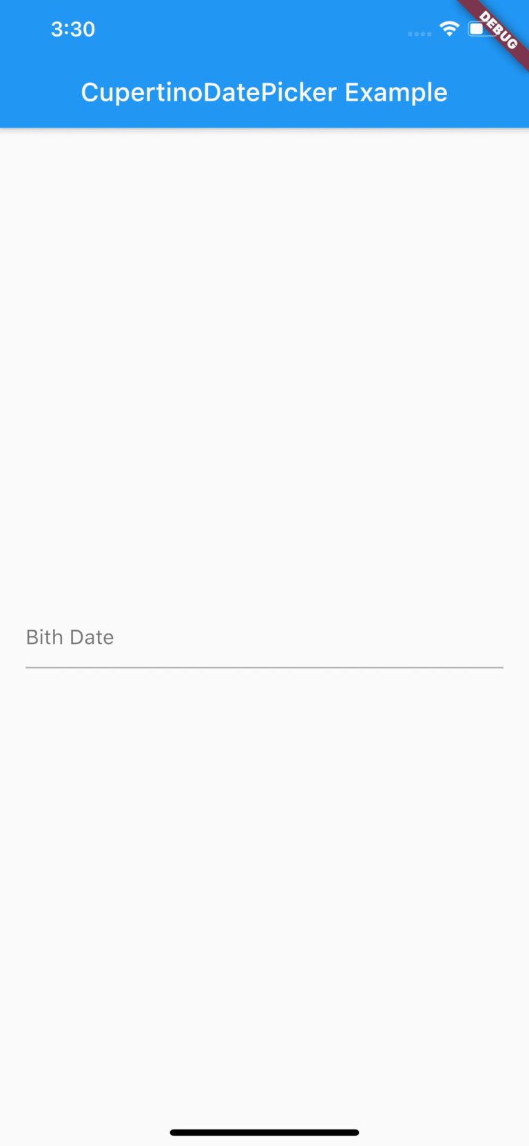 Create Ios Like Datepicker Using Cupertinodatepicker In Flutter