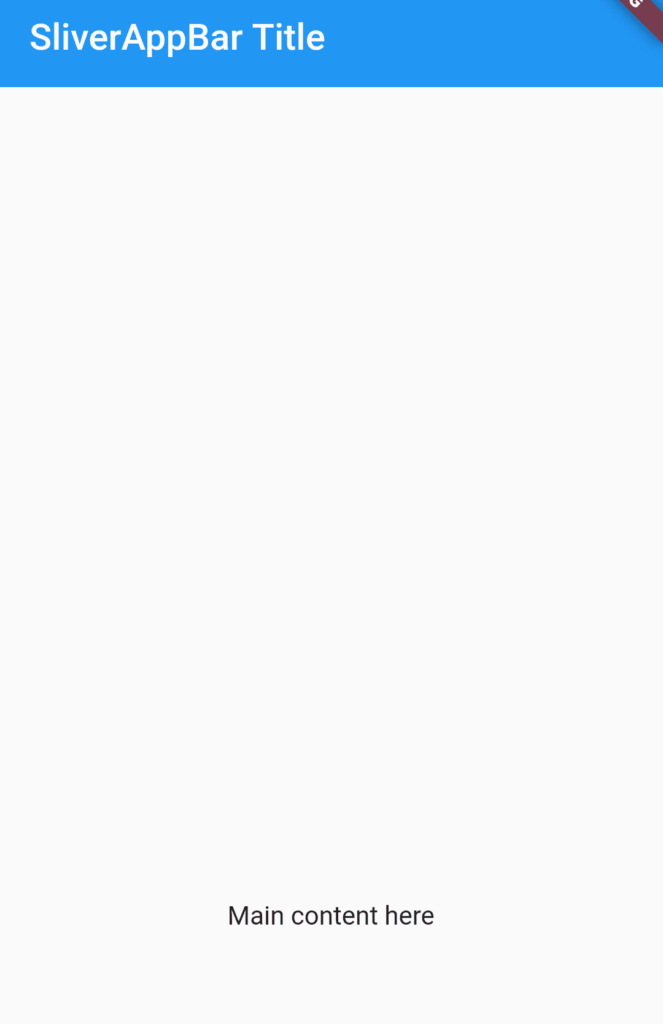 CustomScrollView Widget - Flutter Widget | Flutter Agency